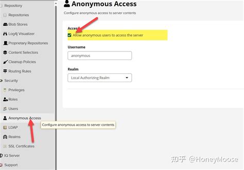 Nexus 如何配置匿名用户访问一个仓库 知乎