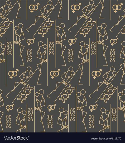 Kamasutra Man And Woman Sex Xxx Royalty Free Vector Image