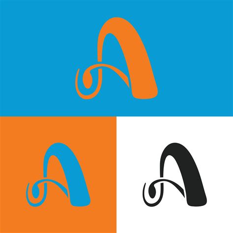 A Letter Vector Art Logo Design 21081994 Vector Art At Vecteezy
