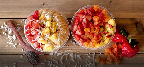 Acai Bowl Menu Menus Everbowl