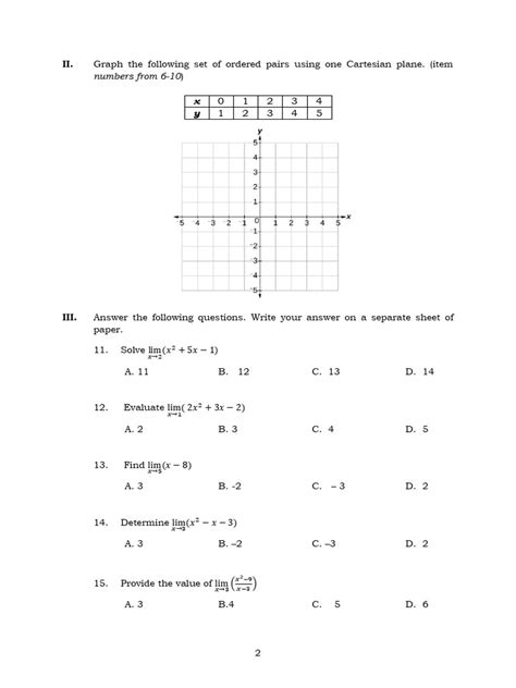 Basic Calculus Week 1 Module Pdf Function Mathematics Limit