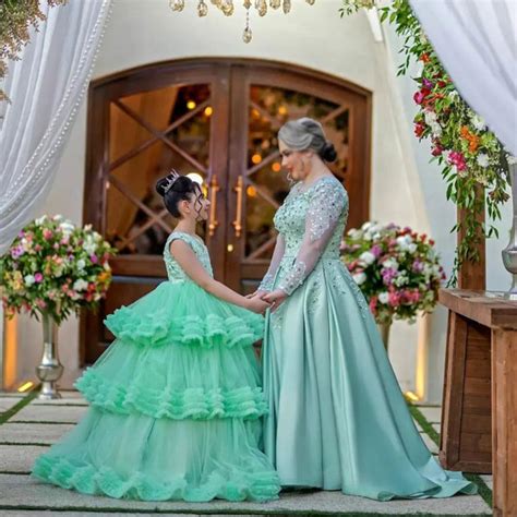 ست مادر و دختر اینستاگرام لباس مجلسی ست مادر و دختر