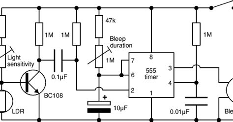 Wiring And Diagram Info Light Sensitive Alarm Circuit