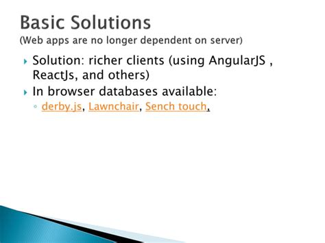 Data Persistence Using Pouchdb And Couchdb Pdf Web Development Internet