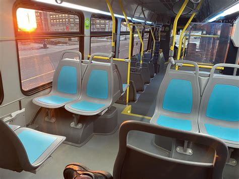 Early Morning Sunrise Seen From A Nova Bus Lfs Just Before Starting My