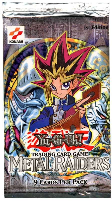 Yu Gi Oh Sealed Booster Packs YuGiOh Konami Metal Raiders St Edition SEALED Booster Pack ASIAN