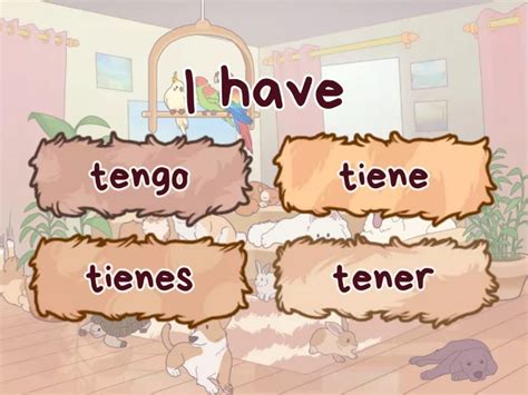 Tener Conjugation Practice Quiz