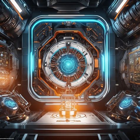 Premium Photo A Futuristic Energy Source Harnessing The Power Of Antimatter Antimatter Reactor