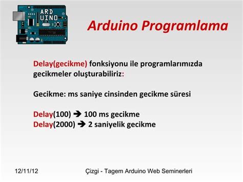 Arduino Eğitimleri 2 Arduino Platformuna Giriş Ppt