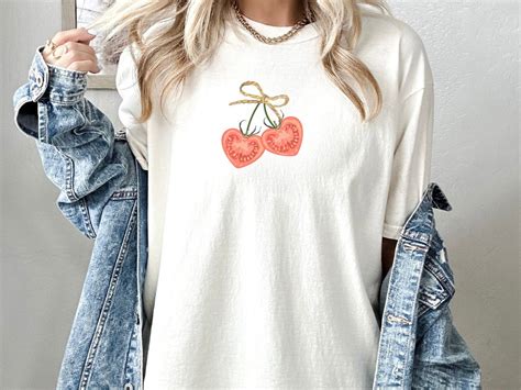 Tomato Girl Summer Tomato Girl Aesthetic Granola Girl Tomato Shirt