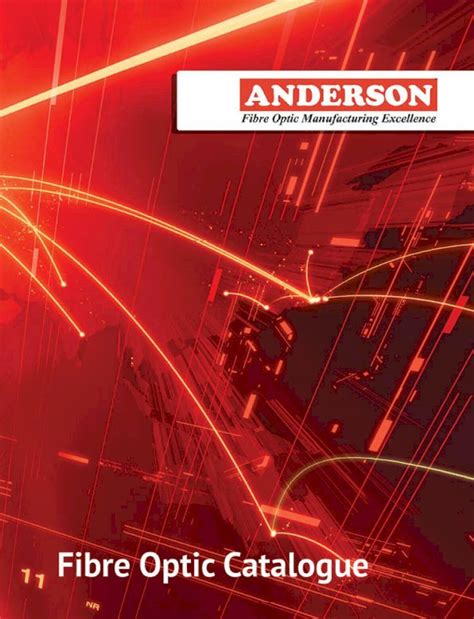 PDF Anderson Corporation Fibre Optic Manufacturing Excellence