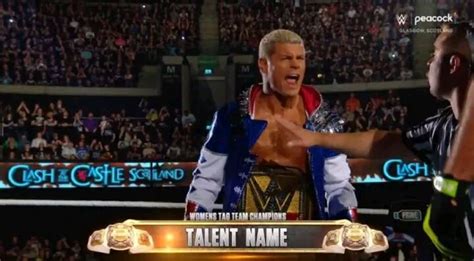 WWE Makes A Major TV Graphics Error At Clash Of The Castle PPV