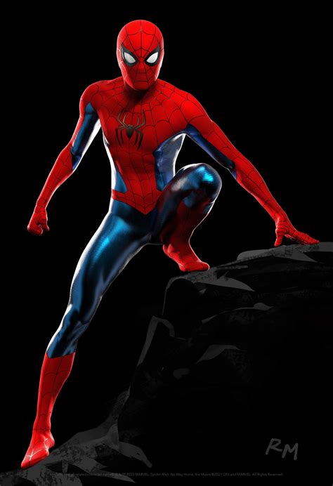 Spider Man Final Suit Spider Man No Way Home — Concept Art Association