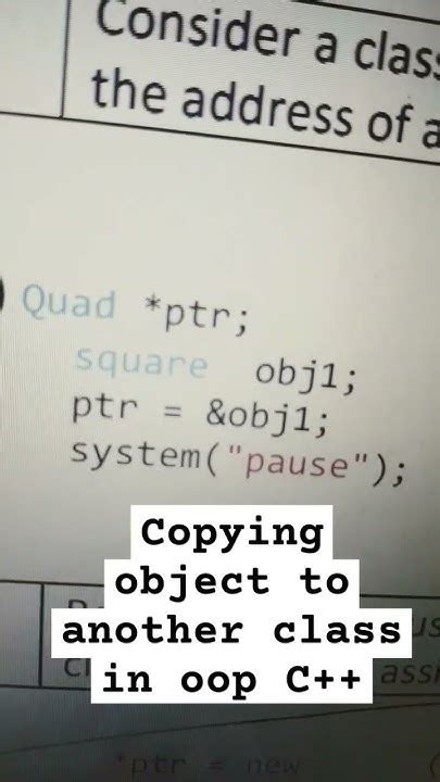 Copying One Class Object To Another Class Object In Oop C 💻💻 Youtube