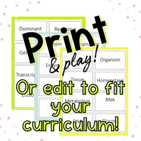 Evolution Unit Review Game Review Activity For High School Biology