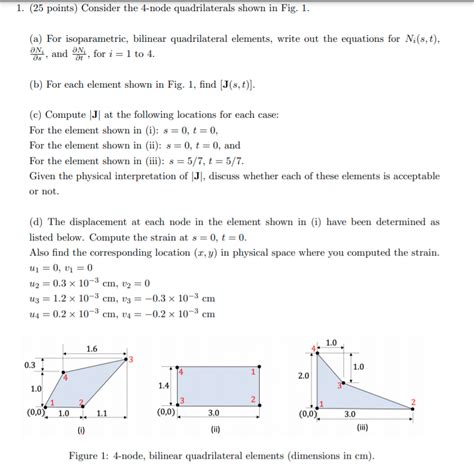 Solved Points Consider The Node Quadrilaterals Chegg