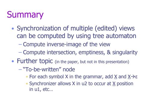 Coalgebra Automata And Document Synchronization Ppt Download
