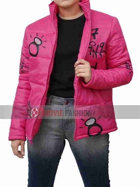 7 Rings Ariana Grande Pink Puffer Jacket The Movie Fashion