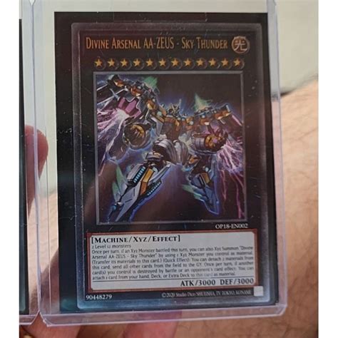 Kn Yugioh Shop Thẻ Bài Divine Arsenal Aa Zeus Sky Thunder Op18