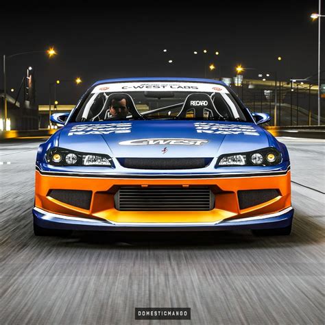 Han S Veilside Mazda RX 7 Digitally Races Mona Lisa Silvia From Tokyo