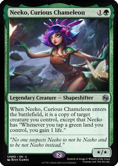 Mtgnexus Neeko Curious Chameleon