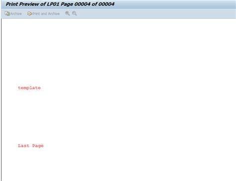 Solved Printing Last Page In Smartform Sap Community