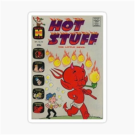 Hot Stuff Devil Stickers Redbubble