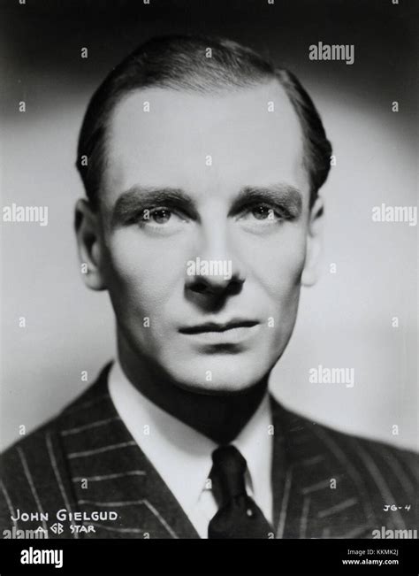 A Promotional Image Of John Gielgud In The 1936 British Film Secret