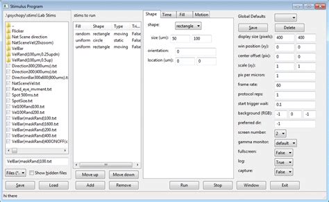 Github Sivyerlab Pystim A Stimulus Program For Visual Neuroscience