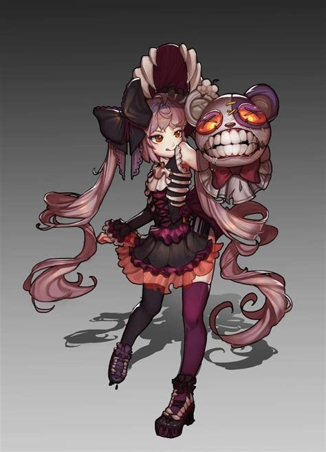 Character Design에 있는 Eyes Panda님의 핀 마녀 캐릭터 아트 유적