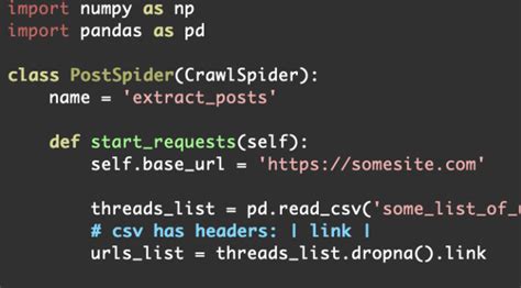 single file scrapy spider without all the default folder project