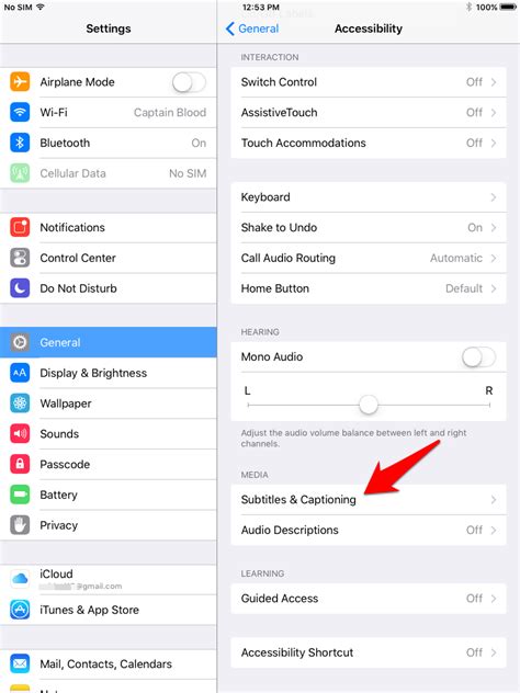 How To Change IPad Subtitle Style