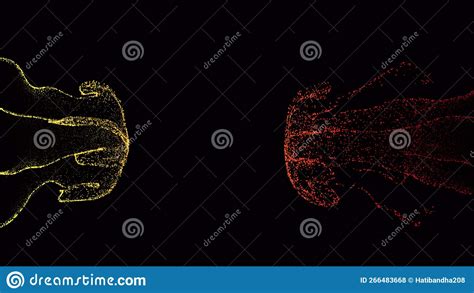 3d Render Of Blue Exploding With Particles And Depth Of Field Warm