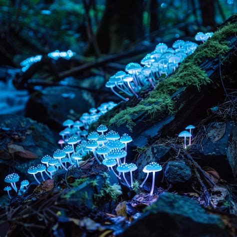 97000 Bioluminescent Mushrooms Caves Pictures