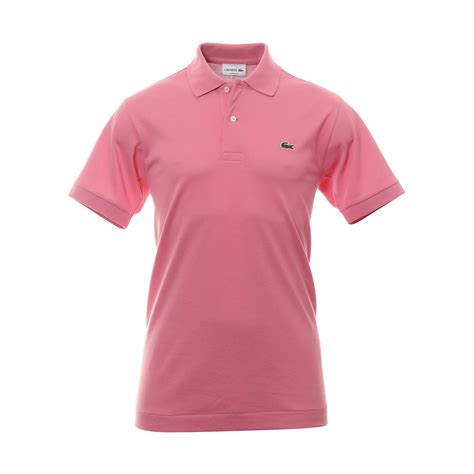 Lacoste Classic Pique Polo Shirt L1212 Reseda Pink 2r3 Function18
