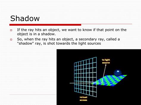 ppt computer graphics lecture 10 global illumination 1 ray tracing