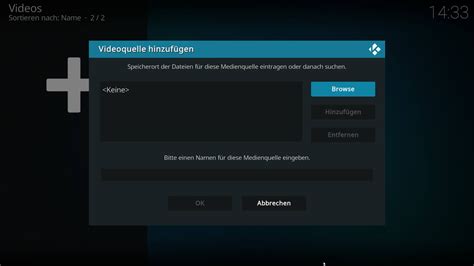 Kodi Grundeinrichtung Samt Bibliothek Tutonaut