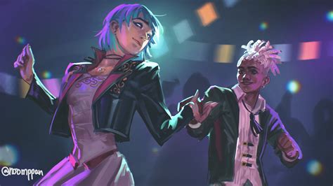 Jinx Джинкс Ekko Экко Arcane Lol League Of Legends Лига