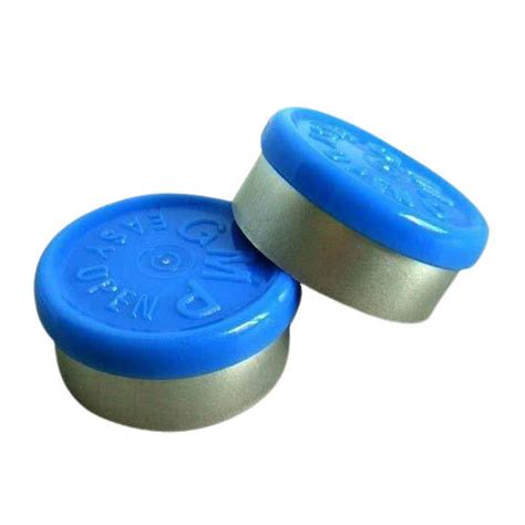 5mm Wide 25mm Diameter Round Plastic And Aluminum Flip Off Seal For