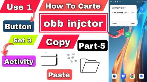 How To Make Obb Injector Use 1 Button Set 3 Activity Part 5 YouTube
