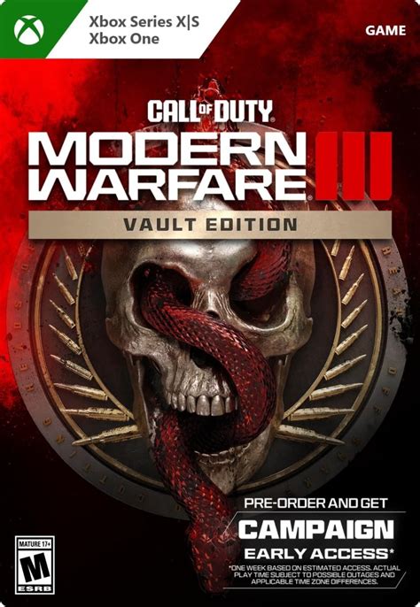 Call Of Duty® Modern Warfare® Iii Vault Edition Pre Xbox