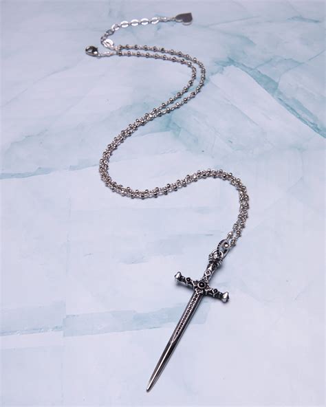 Dagger Cross Necklace Vidakush