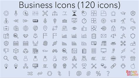 208 Powerpoint Icons Business Icons Marketing Icons Etsy