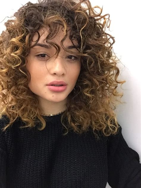 22 Urban Cool Curly Hairstyles With Bangs Hottest Haircuts