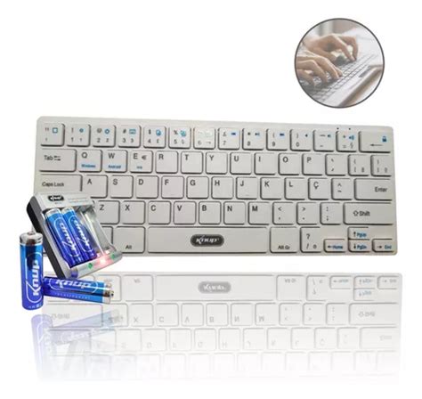 Teclado Bluetooth Sem Fio Abnt2 Universal Pc Celular Tablet MercadoLivre
