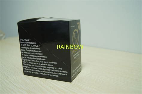 Encore Hard Sexual Enhancement Pill Paper Packaging Box Blister Card Bag