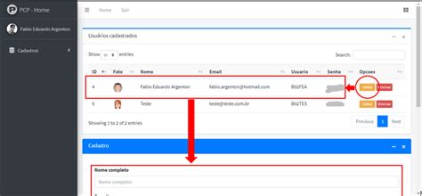 Setar Os Dados Da Linha Da Tabela Para O Formulário Programação Guj