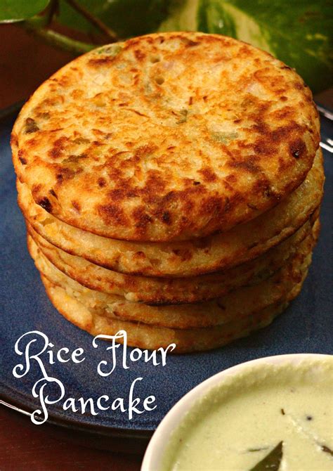 Healthy Rice Flour Pancakes Recipes With Rice Flour Breakfast Recipe