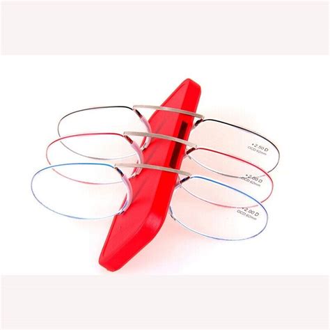 Legless Reading Nose Clip Glasses Portable Glasses Reading Presbyopic 1
