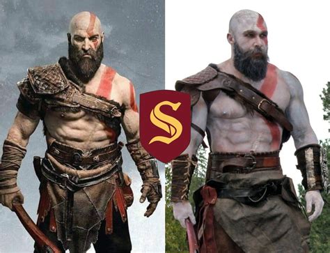 Kratos Costume God Of War Cosplay Leather Armor For Larp And